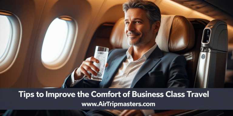 Tips to Improve the Comfort of Business Class Travel - ATM