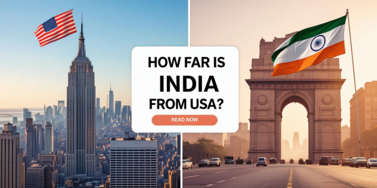 How Far is India from USA | India to USA Distance | Airtripmasters
